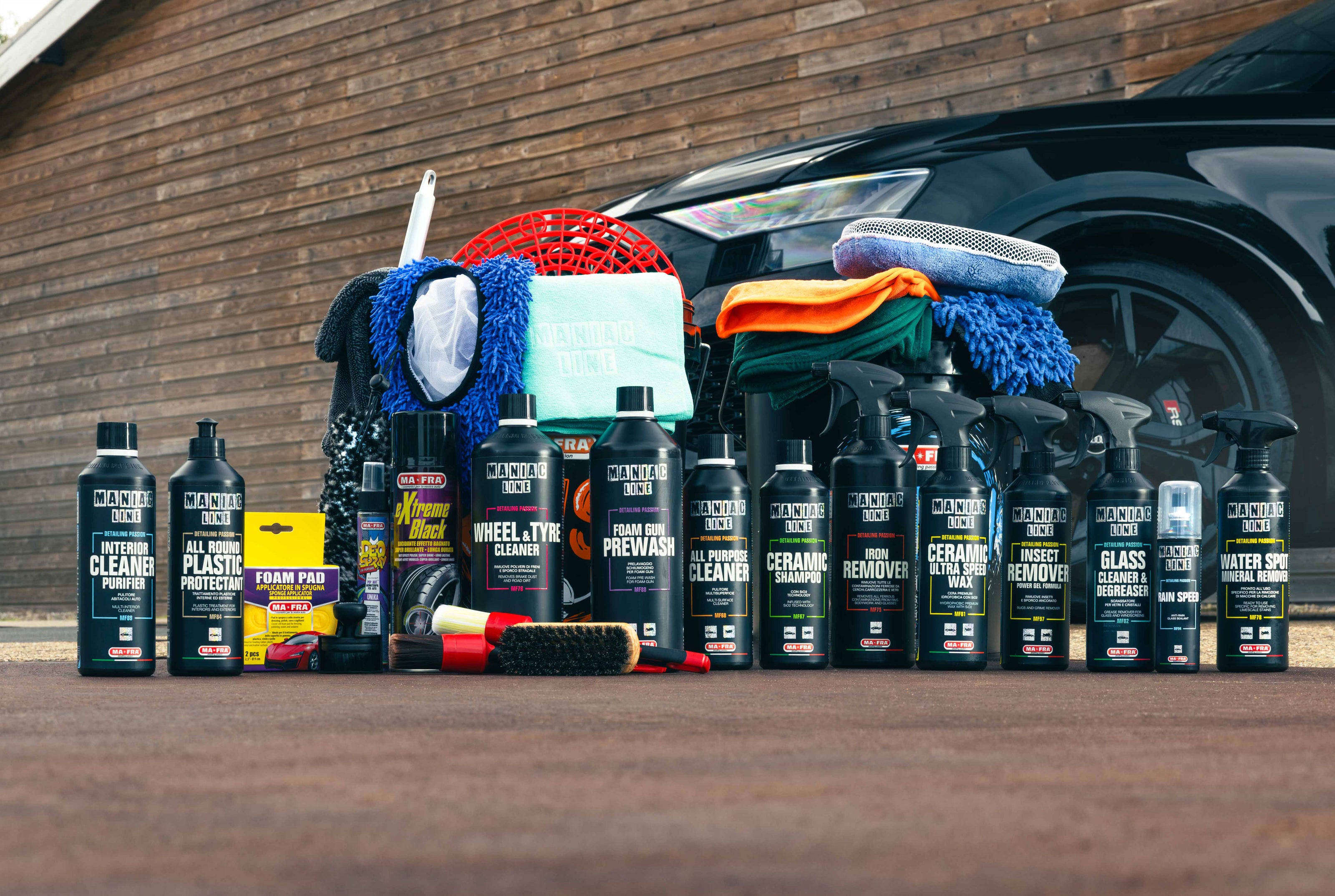 Maniac Package - Complete Cleaning and Protection for Car Exterior and ...